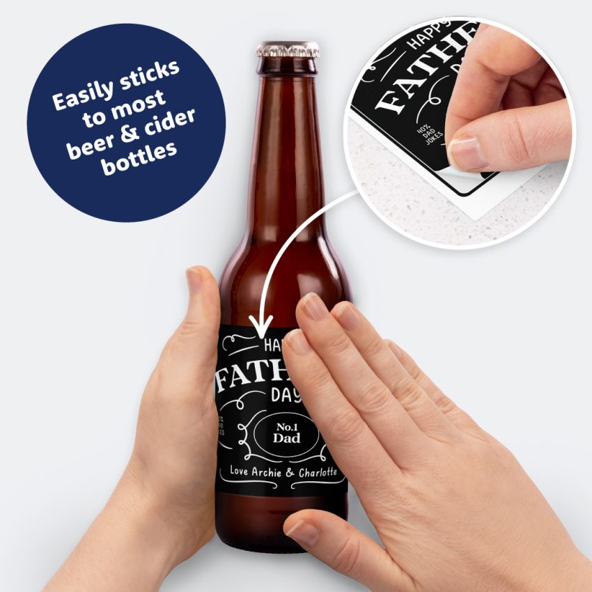 Beer Labels Home Brew Personalised Dad Pack Of 3 Beer | Personalised ...