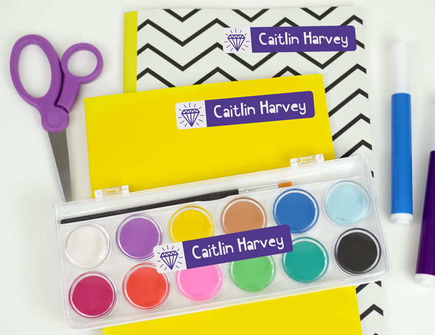 Large Name Labels | Large Stickers for Kids