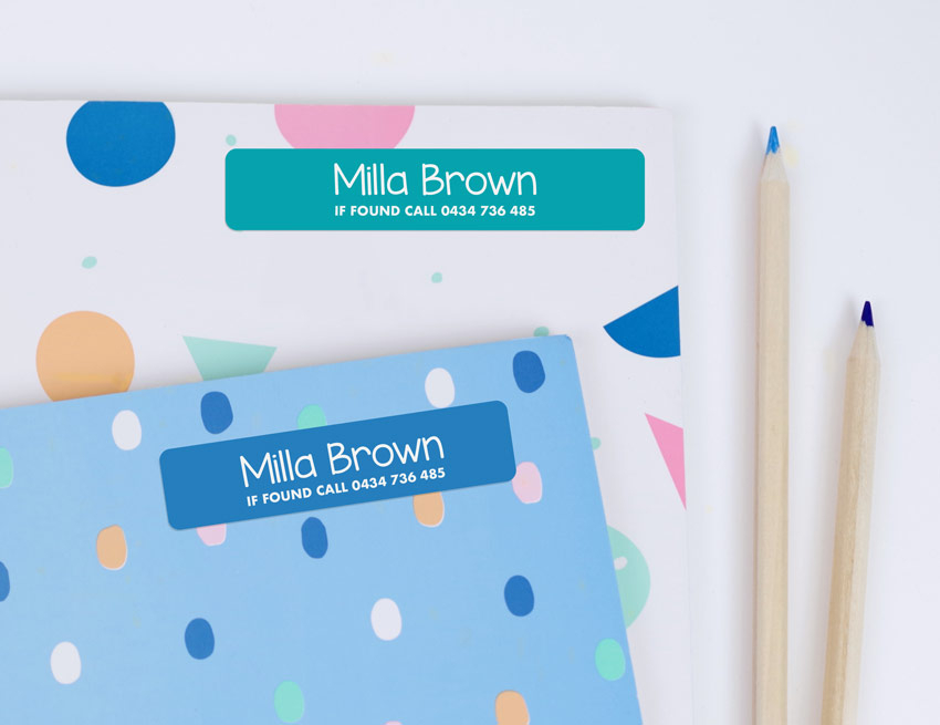 Large Name Labels | Large Stickers for Kids